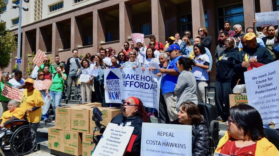 Tenants and Activists Say 'The Rent Is Too Damn High!'