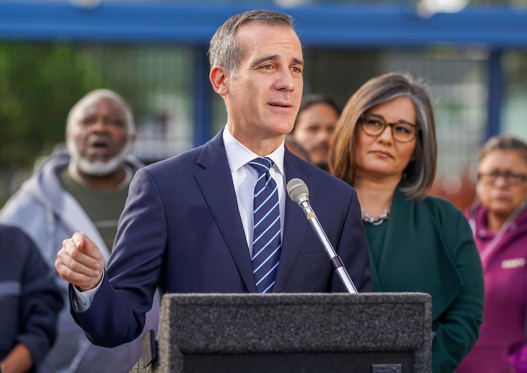 L.A. Mayor Eric Garcetti Should Stay Home and Focus On Homeless Crisis